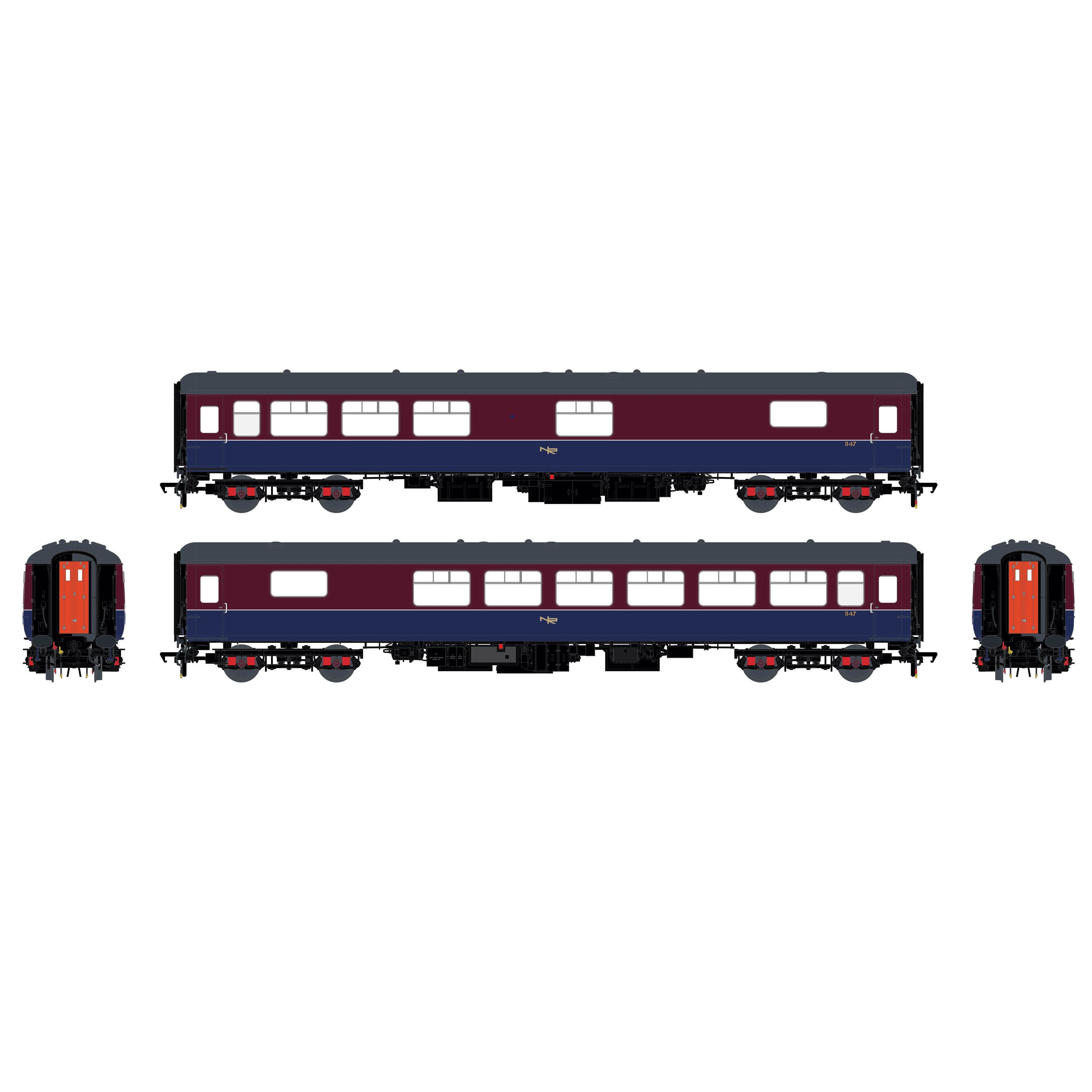 NIR Mk.2b BAR 547 NIR Maroon/Blue – Accurascale